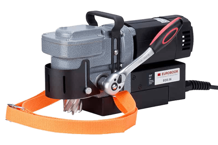 The Euroboor ECO.36 Low Profile Magnetic Drilling Machine 110V