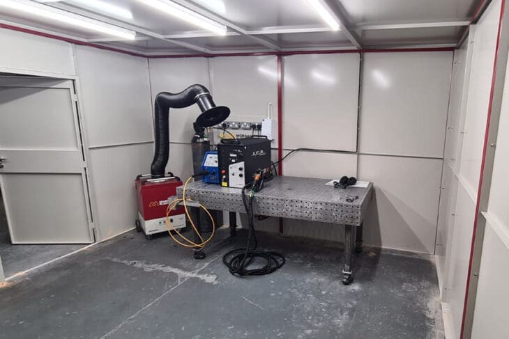 Laser Welding Safety Enclosure