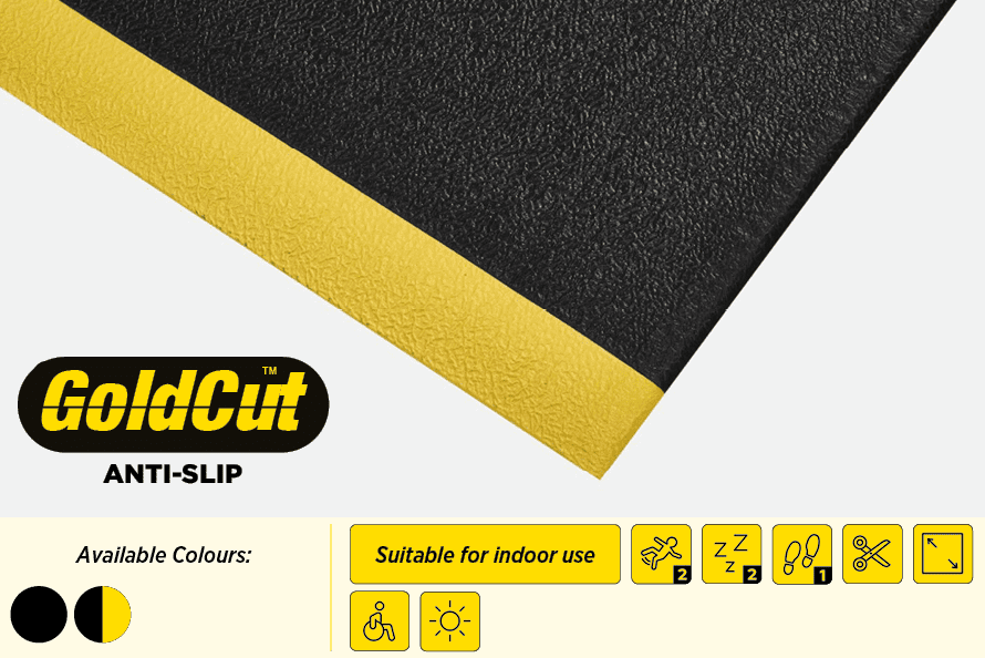 GoldCut Anti-Slip - Light-Duty Anti-Fatigue Mat